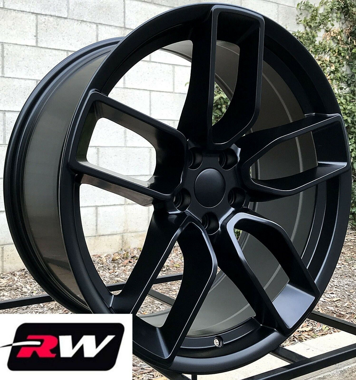 20 Rw Wheels For Dodge Challenger Srt Hellcat Widebody Style Satin